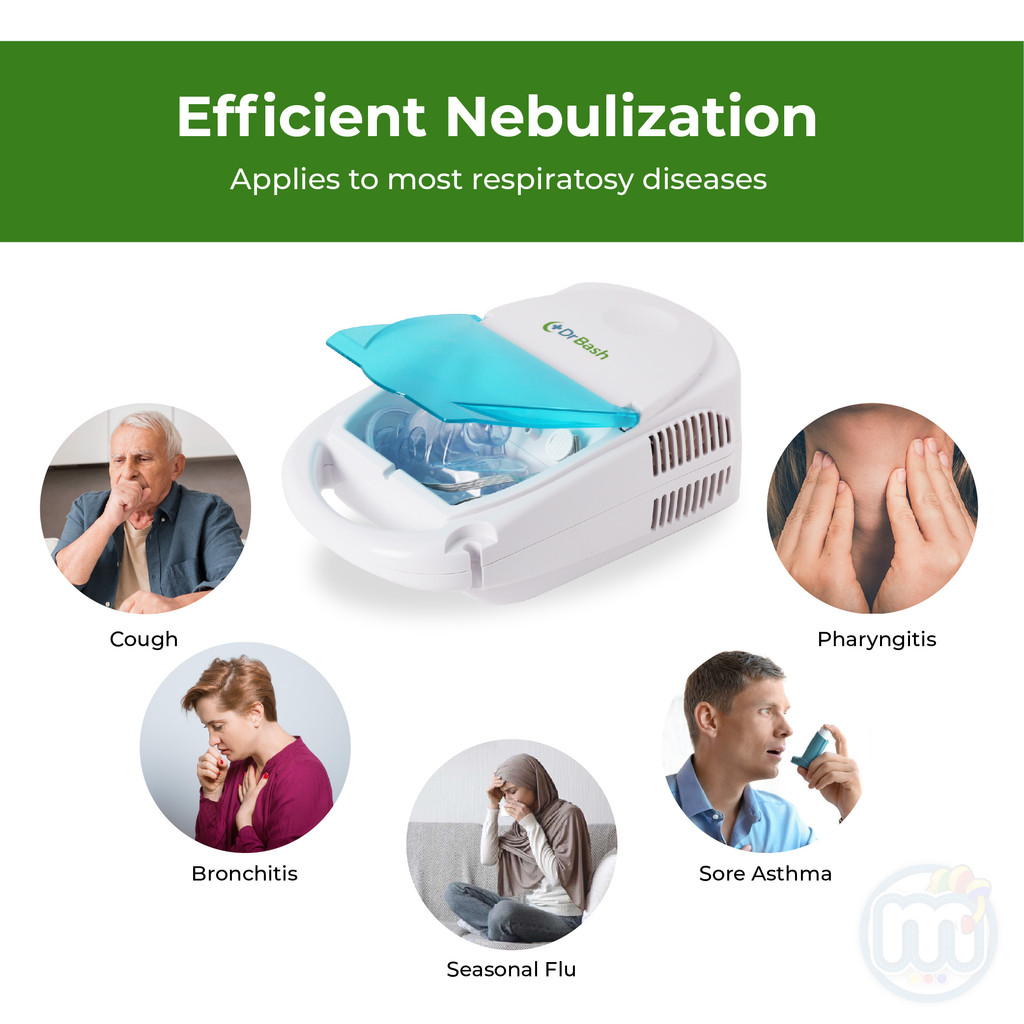 [ KKM LULUS ] DrBash Compressor Nebulizer Portable Air-Compressing ...