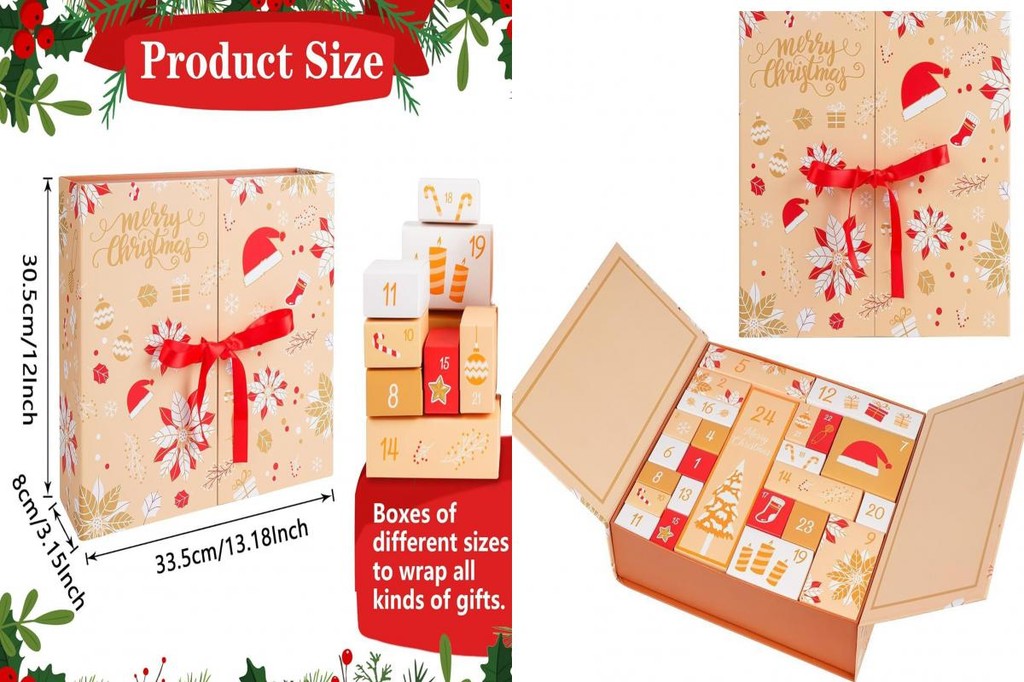 livecity| Kids Christmas Countdown Diy Christmas Countdown Box 24 Days ...