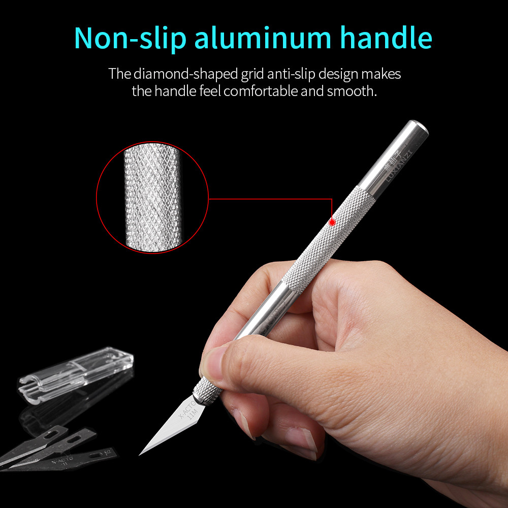Metal Scalpel Knife Blades Stationery For Phone PCB Repair Hand Tools ...