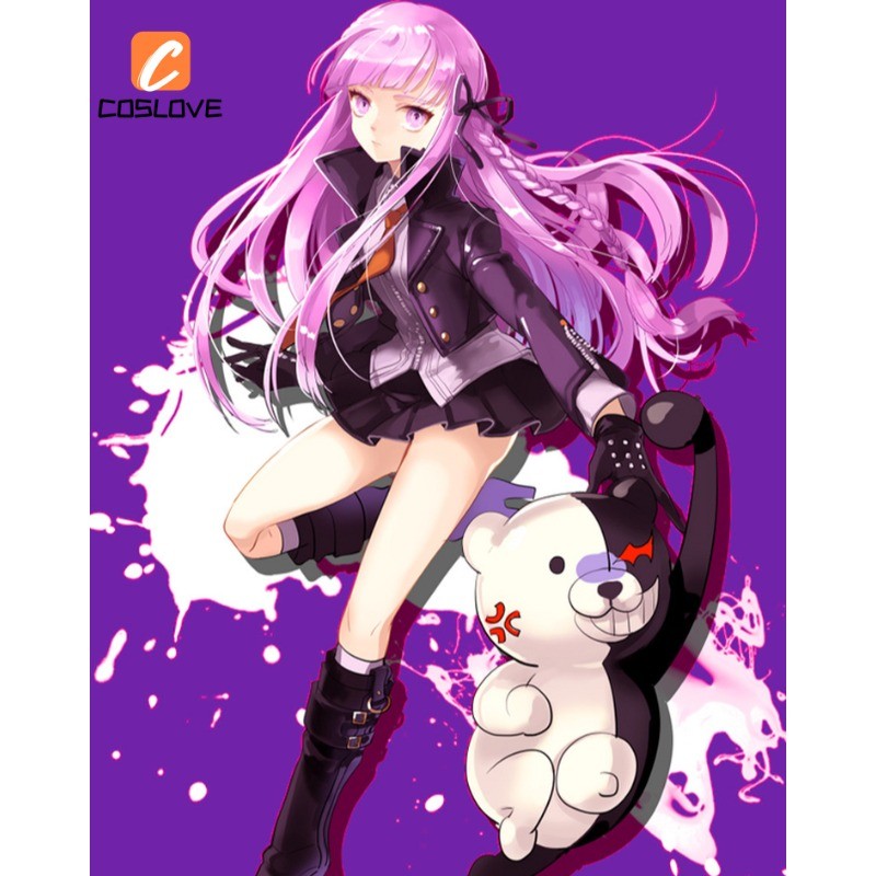 Anime Game Danganronpa Kirigiri Kyoko Cosplay Clothing Full Set Costume ...