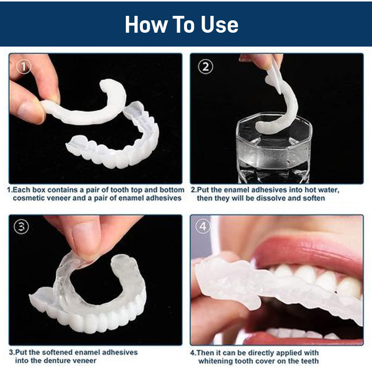 🔥Hot in Stock🔥Adjustable snap-on dentures/temporary dental braces/teeth ...