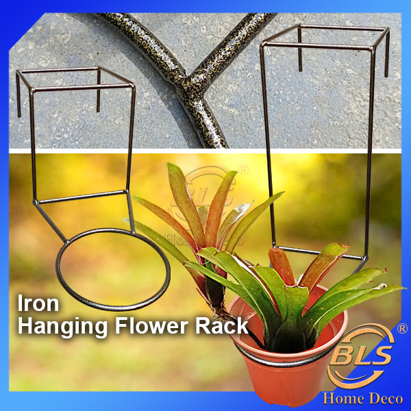 Iron Hanging Rack Flower Rack Flower Pot Stand / Rak Pasu Bunga Besi WH ...