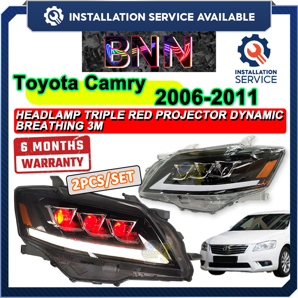 [Installation Provided]Toyota Camry Acv40 /Camry Acv41 06-11 🚗 | Lexus Design Full Led Headlamp ...