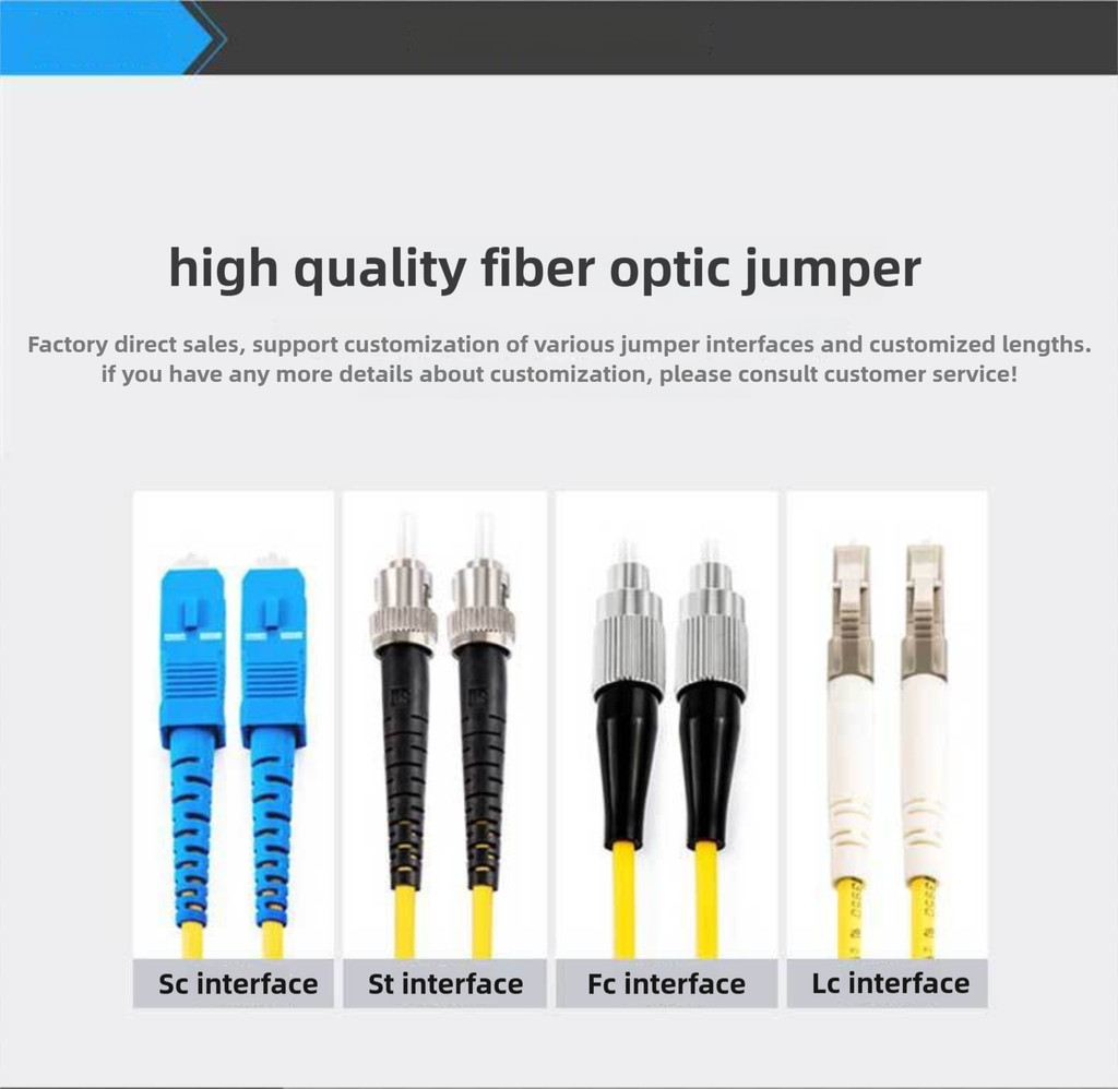 Optical Fiber Jumper SC to LC-FC-ST Single Mode Single Core Tail Fiber ...