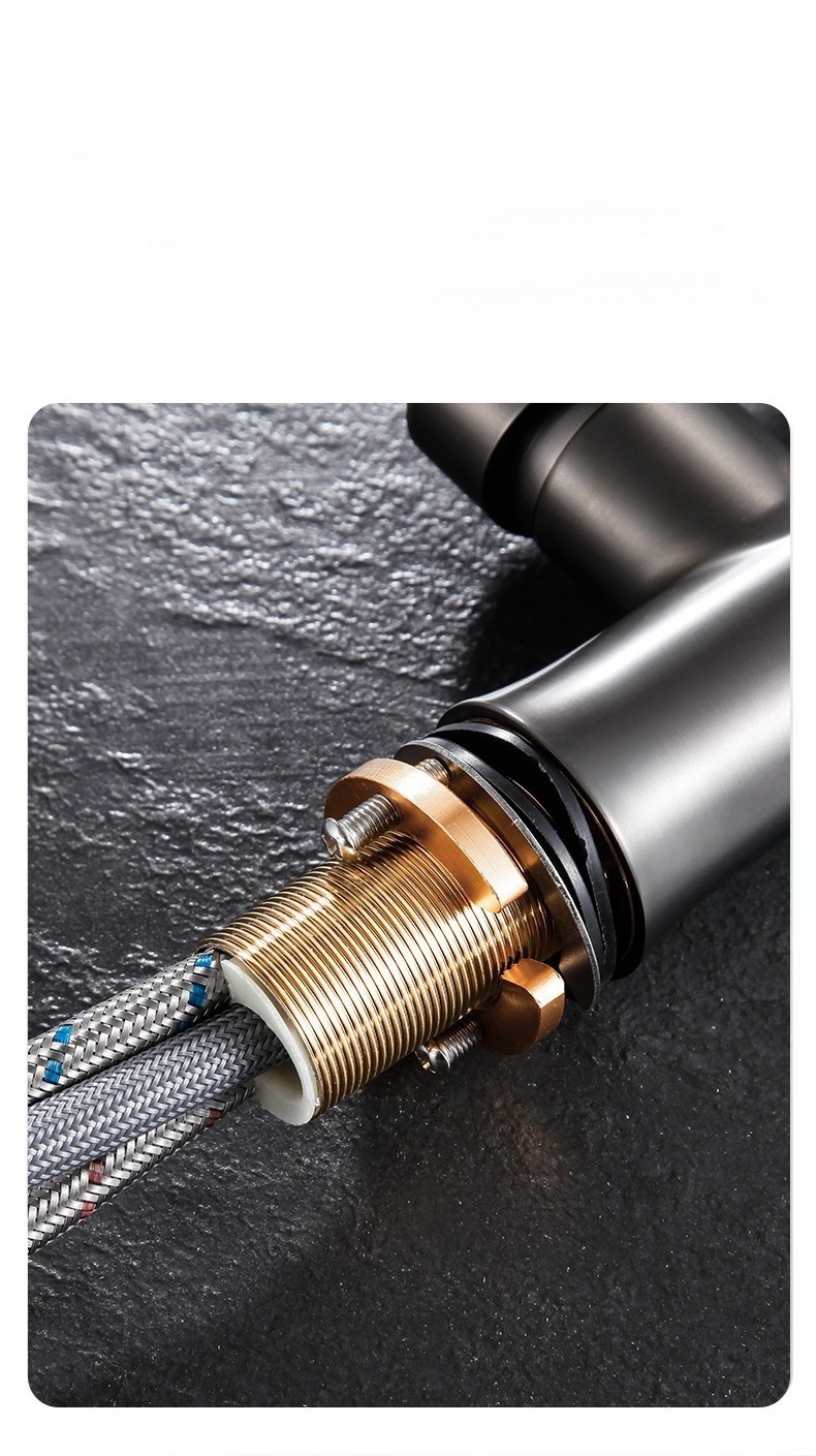 Faucet Kitchen Basin Tap Stainless Steel Mixing Taps Faucet Sink Wate ...