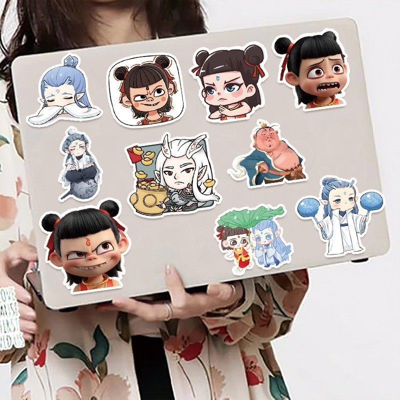 Nezha 2 Children's Sticker Gift Nezha Movie Sticker Waterproof Diy Toy ...