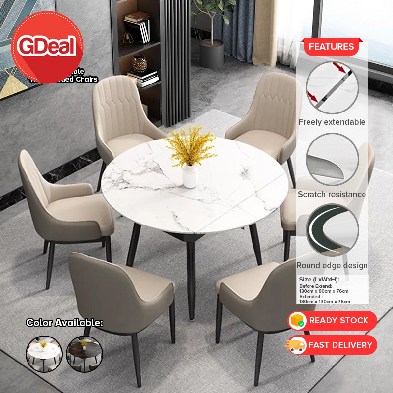 GDeal Sintered Stone Folding Table Dining Table Household Simple Living ...
