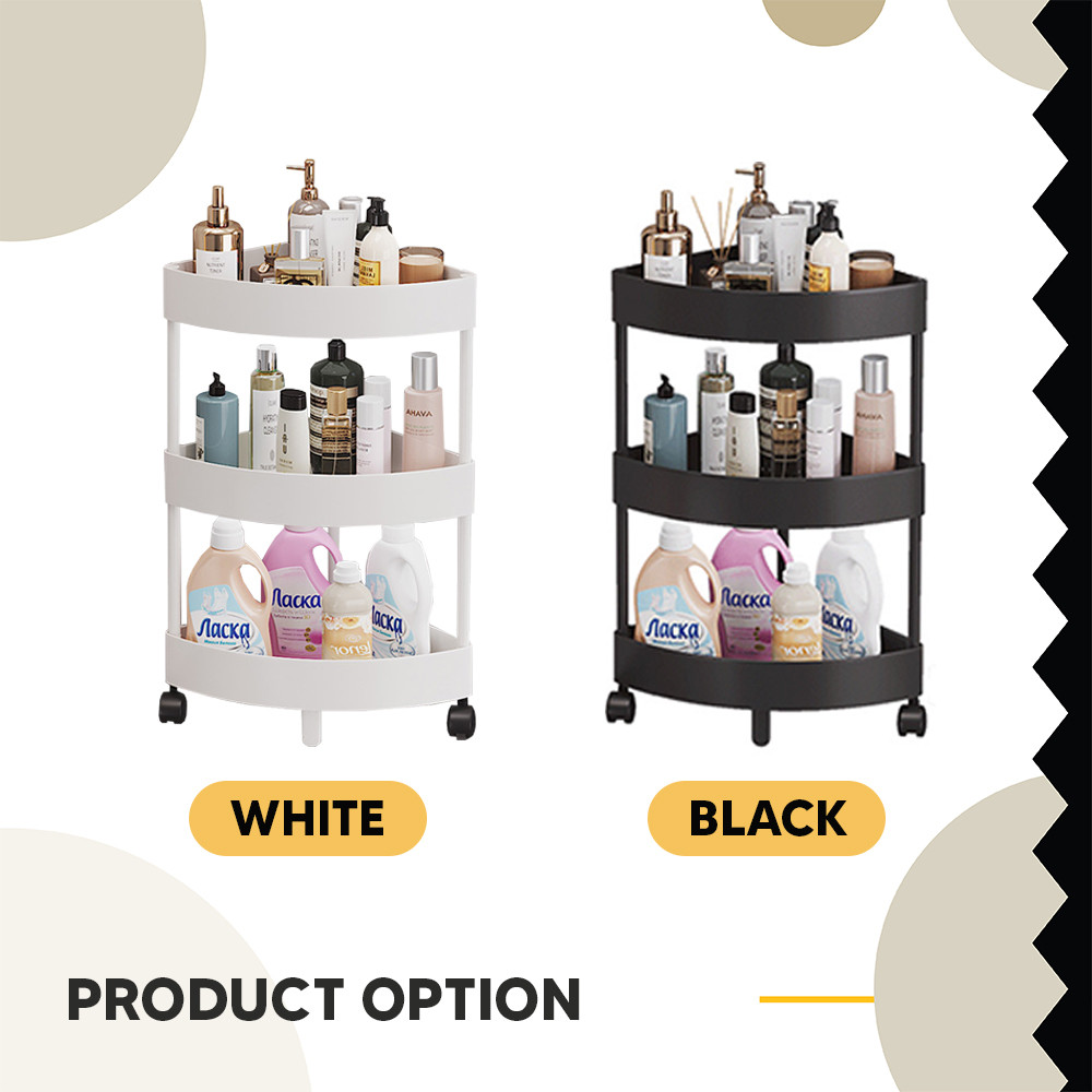Innohut 3 4 5 Tier Corner Storage Rack Corner Shelf Organizer Rack Tri ...