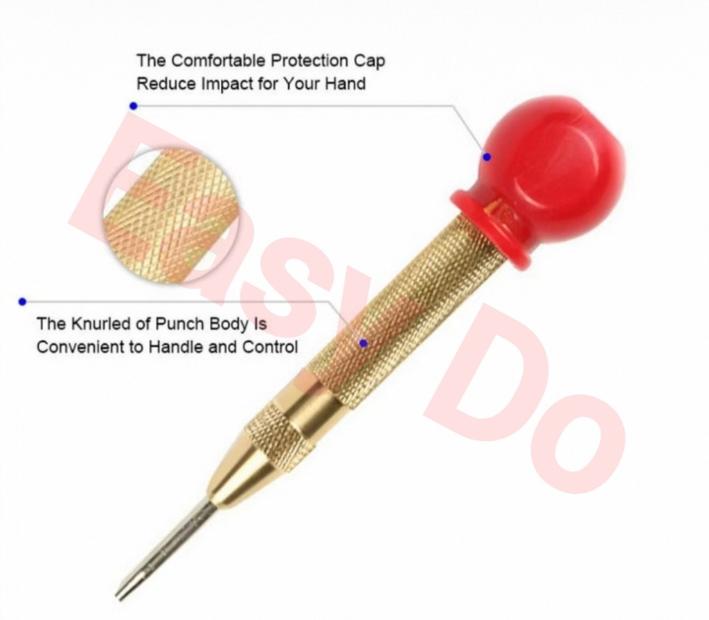 Automatic Center Punch Spring Loaded Marking Holes For Start Drilling ...