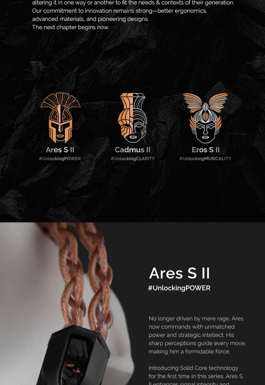 Effect Audio Ares S II, Upgrade IEM Cable: 8-Wire Solid-Core ...