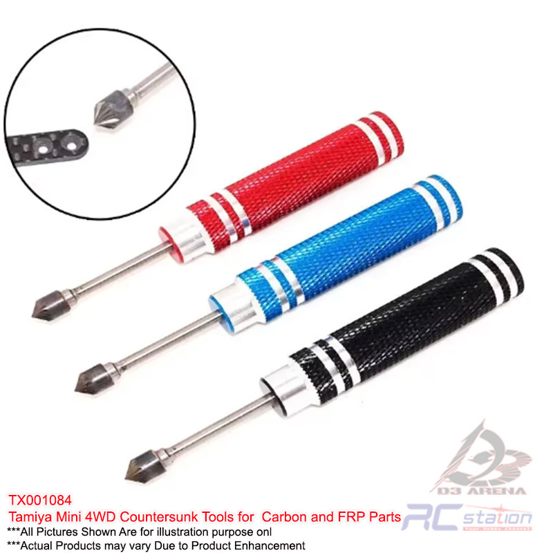 Tamiya Mini 4WD Countersunk Tools for Carbon and FRP Parts, TX001084 ...