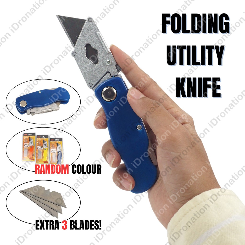 Multipurpose Folding Utility Heavy Duty Pocket Knife Paper Cutter ...