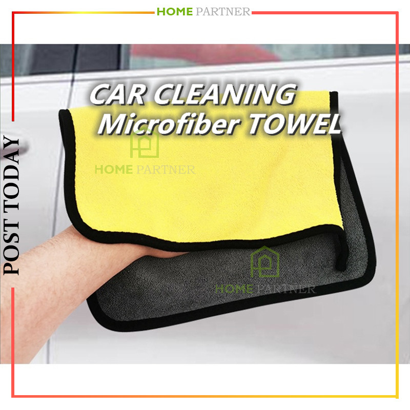 Super Thick Microfiber Car Cleaning Towel Car Wash Cloth Wax Polishing ...