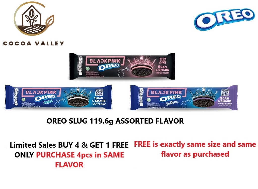[BUY4FREE1]Oreo Slug 119.6g Assorted Flavors Limited Sales | Shopee ...