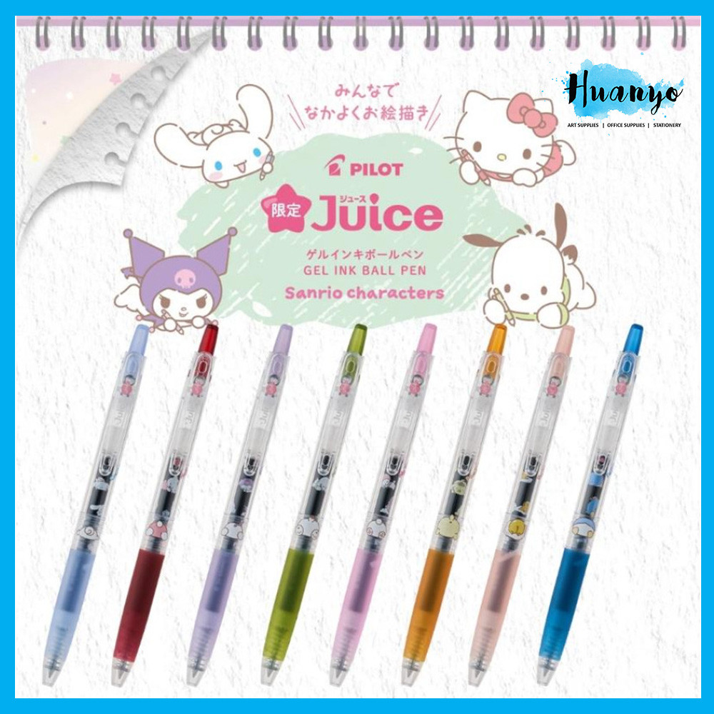 [HUANYO] [Limited Edition] Pilot Juice 5 Sanrio Characters Retractable ...