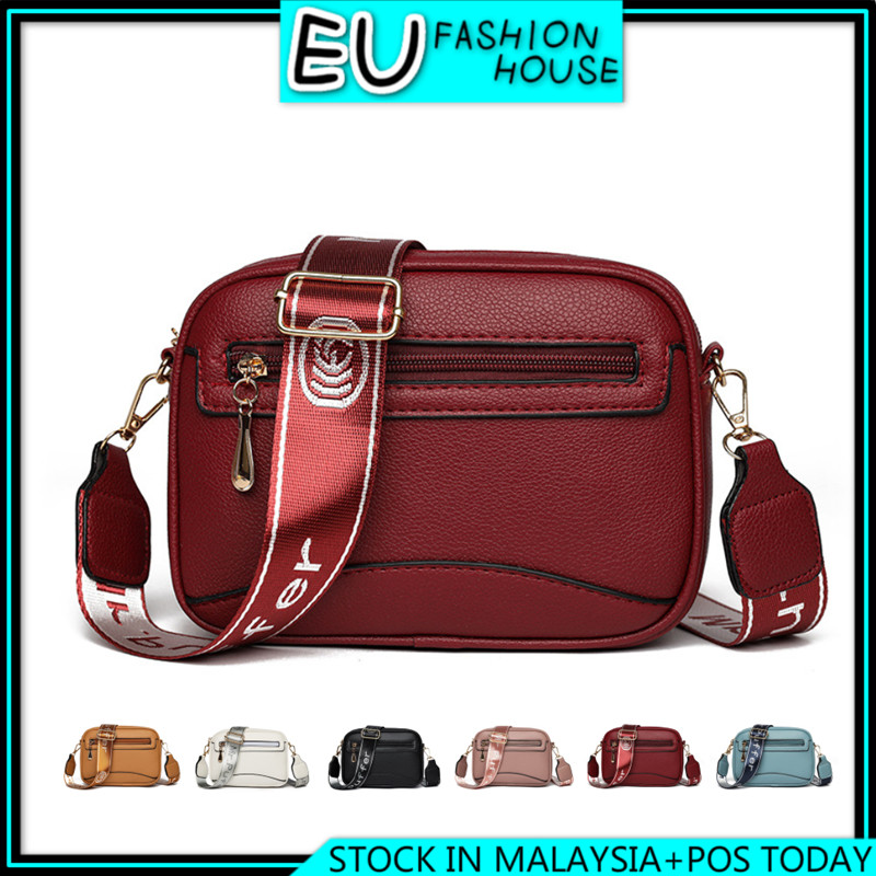 1728 ( READY STOCK ) PU SLING BAG EU FASHION HOUSE | Shopee Malaysia