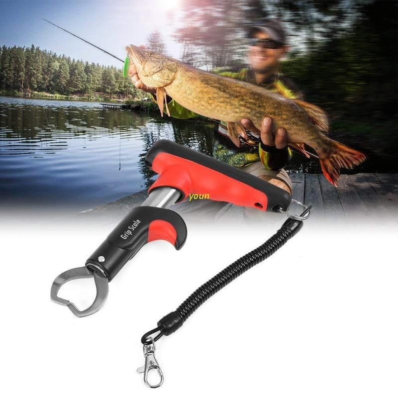in stock youn Fishing Gripper 25kg(55lb) Digital Scale Fish Lip Grip ...