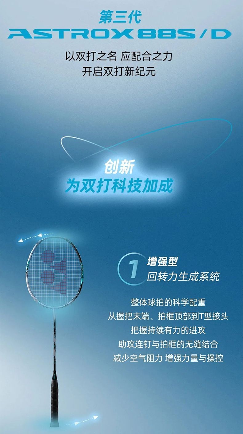 YONEX Badminton Racket Sky Axe 88S/88D New Color Scheme Ultra Light All ...