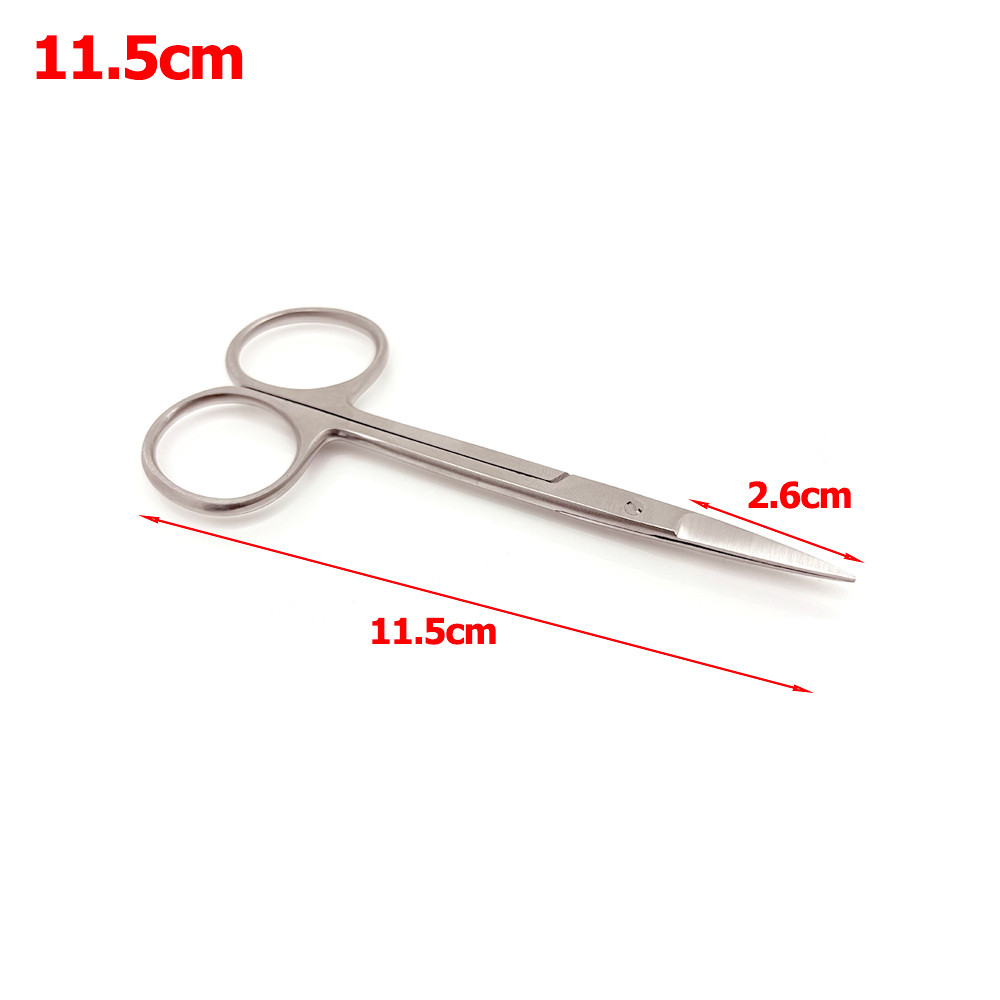 Stainless Steel Dental Surgical Scissors Straight Forceps Medical Tools ...