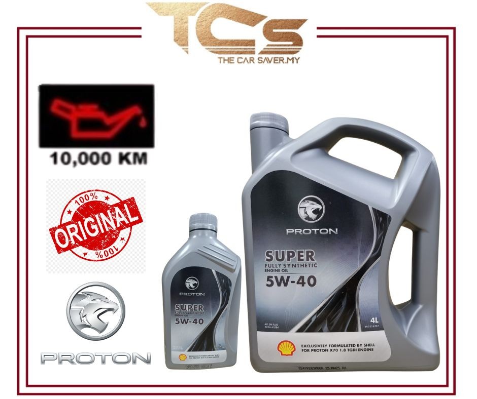 Proton Shell Fully Synthetic 5w40 4L / 1L 9020000500-DSE | Shopee Malaysia