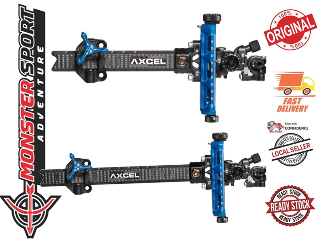 Axcel Archery Sight Achieve XP Pro UHM Diamond Weave Carbon Bar ...