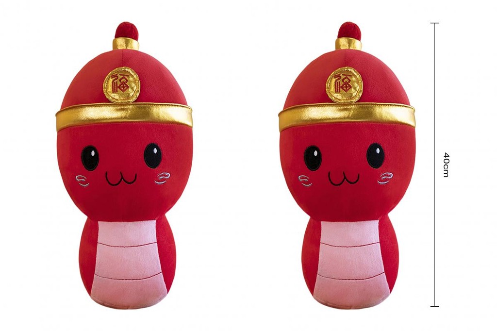 Chinese New Year Plush Year of the Snake Mascot Doll 2025 Year of the ...