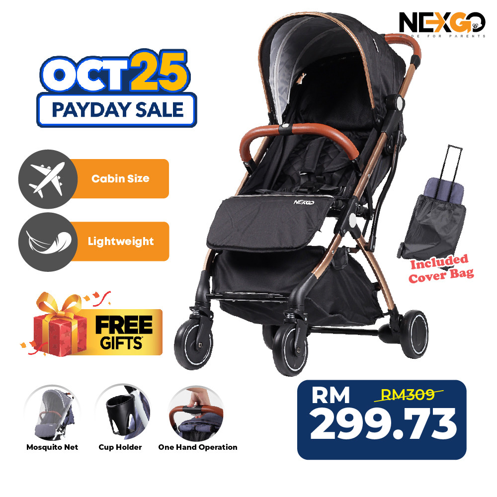 Nexgo AULA Compact Lightweight Cabin Size Baby Stroller Lightweight ...