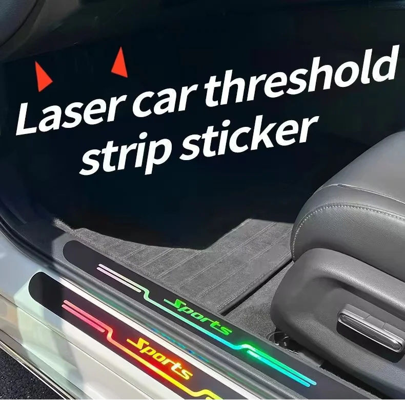 9 Pcs For Toyota Fortuner Legender Laser Car Door Sill Strips Protector ...