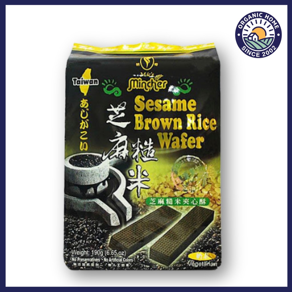 Minchers Sesame Brown Rice Wafer 芝麻糙米夹心酥 (190g) | Shopee Malaysia