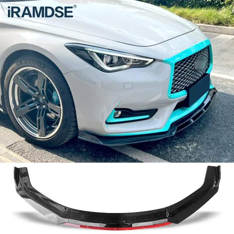 Splitter for Infiniti Q60 Front Skirt Bumper Spoiler Protector Plate ...