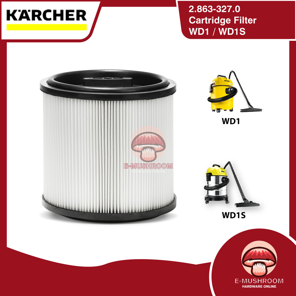 Karcher Cartridge Filter WD1 / WD1S - 2.863-327.0 | Shopee Malaysia