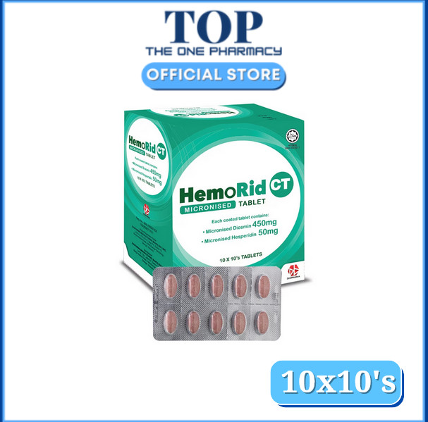 HemoRid CT Micronised Tablets - 100'S | Shopee Malaysia