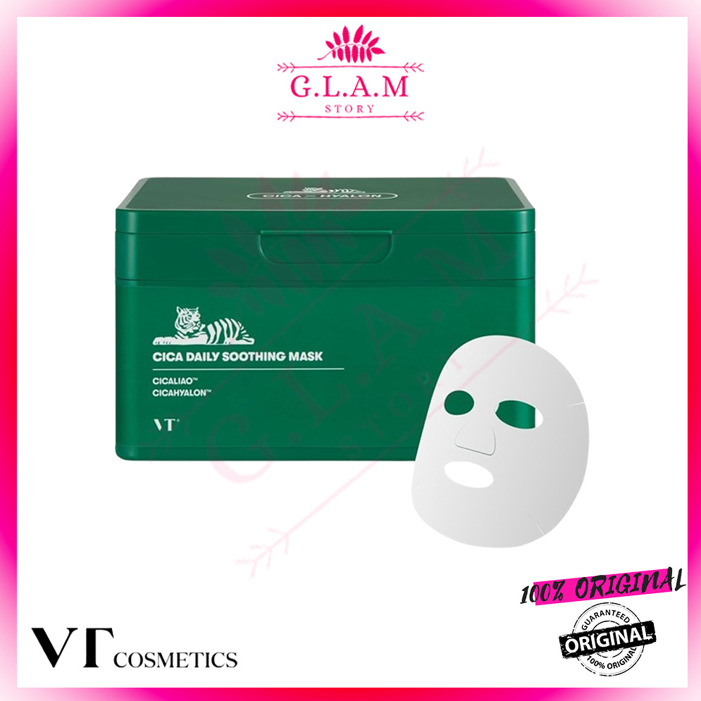 VT COSMETICS Cica Daily Soothing Mask (30 Sheets) 350g | Shopee Malaysia