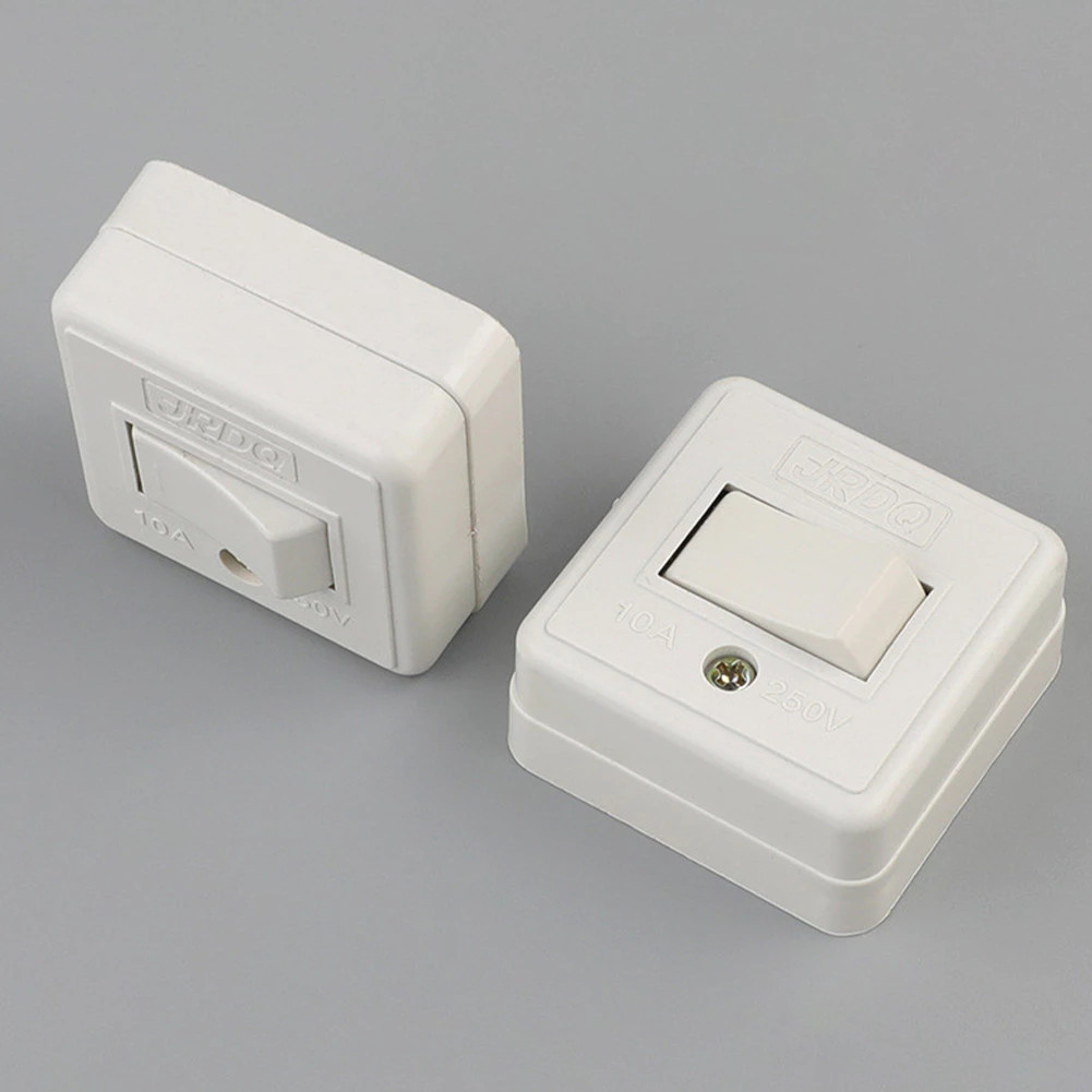 Square Switch surface mounted 1 gang for light 738 with screw | Shopee ...