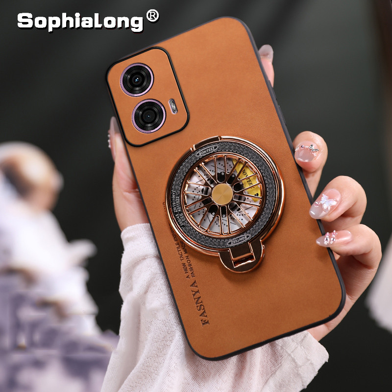 Motorola Moto G04 G04S G24 Power G34 G84 Cases Hard Leather Whipping ...