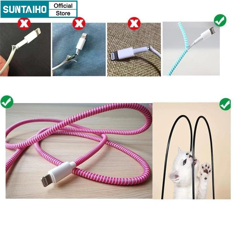 Suntaiho Transparent TPU Wire harness charging headphone cable ...