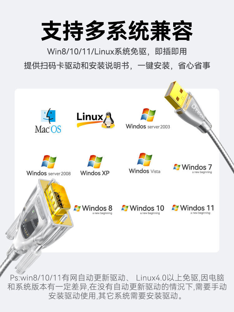Dite usb to rs232 Serial Port Cable DB9 Pin Industrial Grade rs232 ...