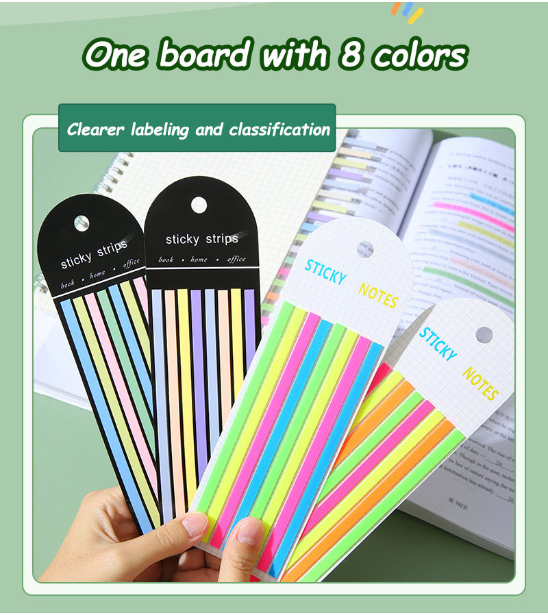 PET Extremely Long Strip Classification Marker Index Paste Student ...