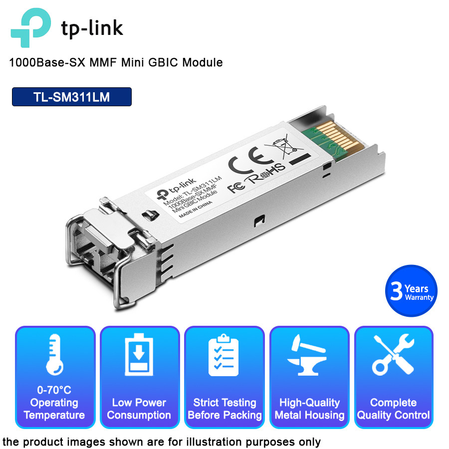 TP-Link TL-SM311LM 1000 BASE-SX MMF MiniGBIC Module | Shopee Malaysia