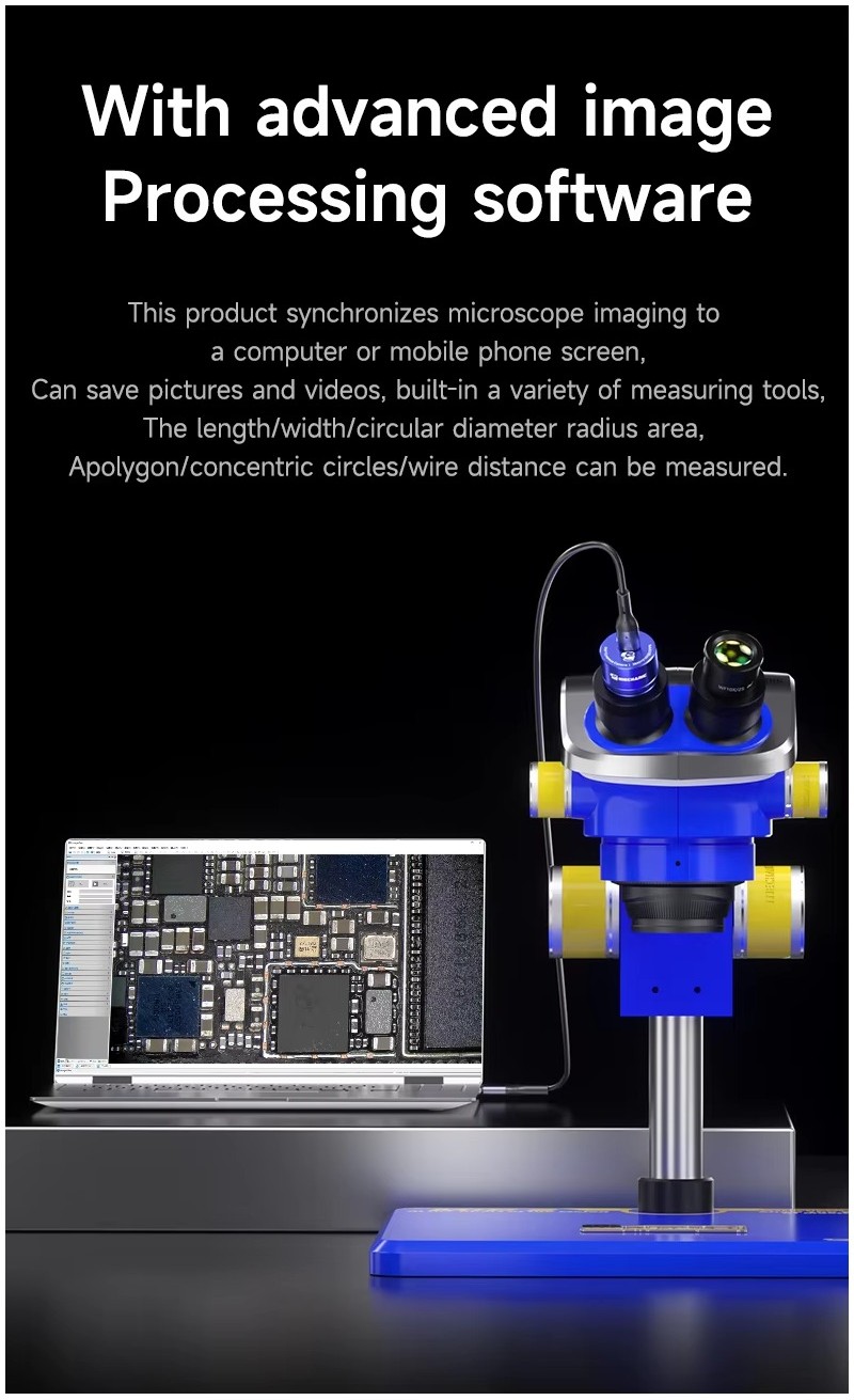 MECHANIC 2K/4K Microscope Electronic Eyepiece Camera Two-Eye Microscope ...