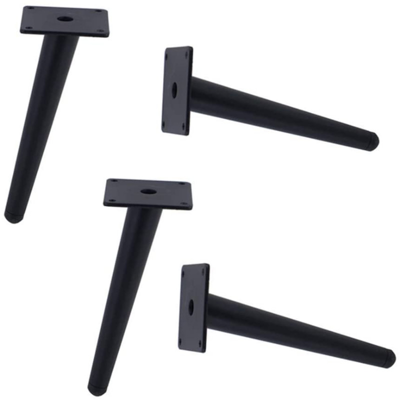 in stock Oblique Cone Thicken Furniture Legs, Iron TV Cabinet Feet ...