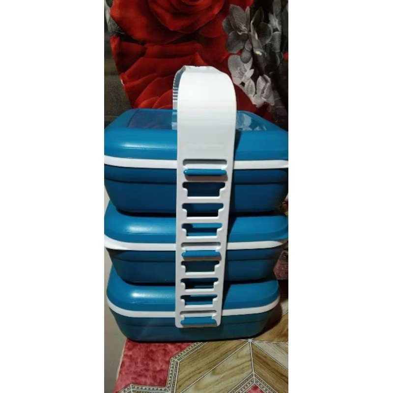 Tupperware Picnic Trio Set / Lunch Box/ Food Container/ Bekas Makanan ...