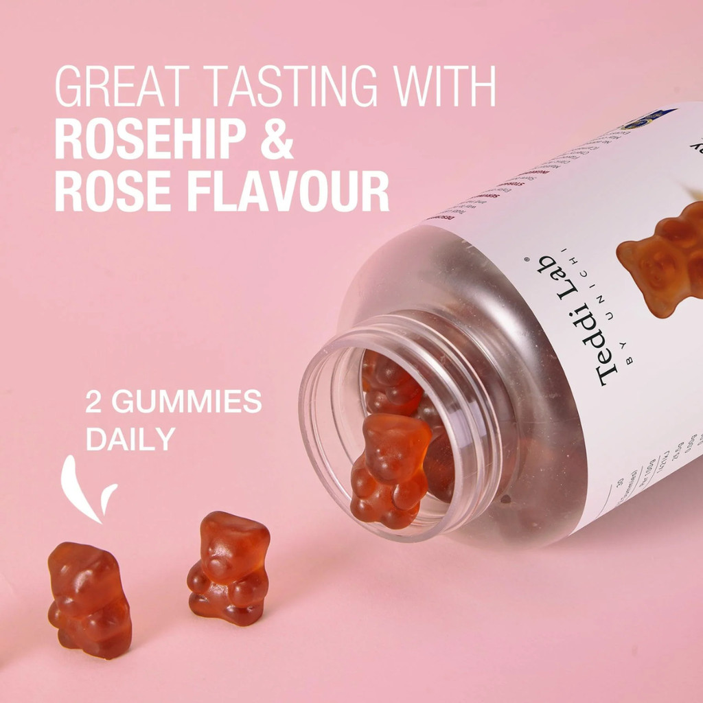 Unichi Rose Collagen Teddi Lab Gummy (60 Gummies) | Shopee Malaysia
