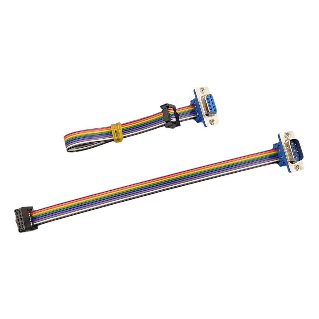 D-Sub DB9 9 Pin Male / Female Connector to FC-10P IDC Female 2.54mm 10 ...