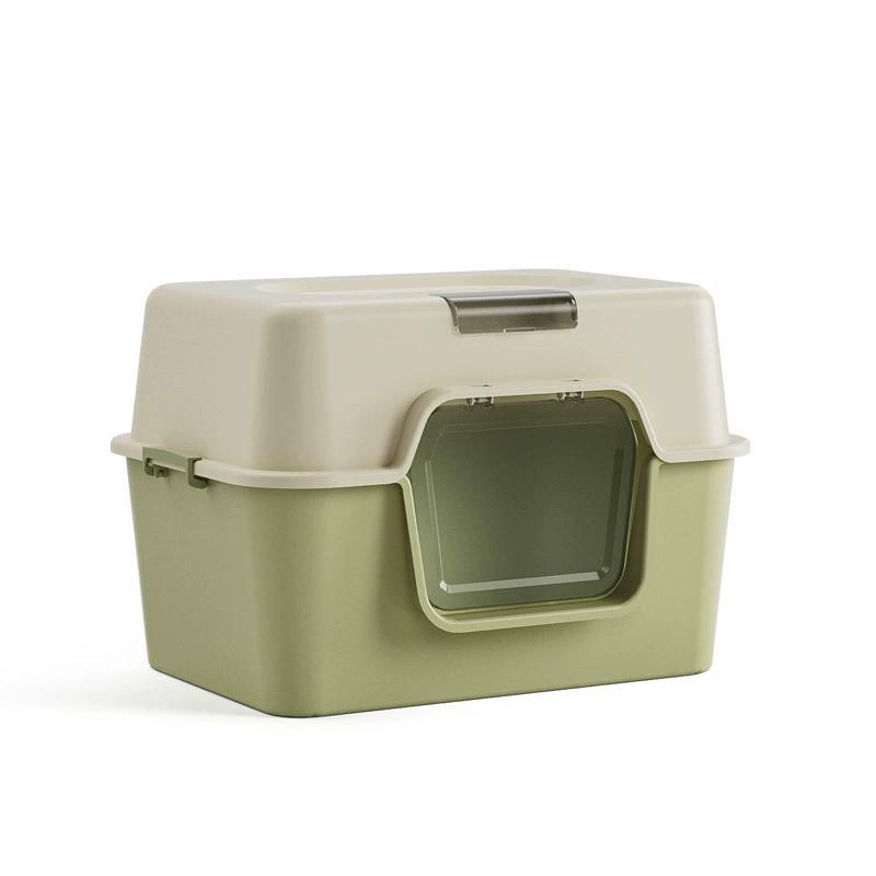Fully Enclosed Cat Litter Box Giant Deodorizing Cat Litter Box Extra ...