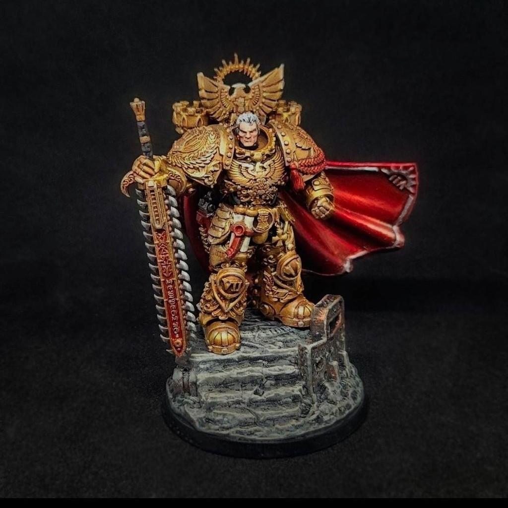 Warhammer 40k Emperor Fist Genetic Body Roger Dorne 5 Head Carving ...
