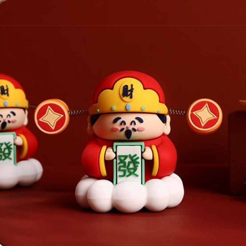 God of Wealth Decoration Silicone God of Wealth Ornament Bring Fortune ...