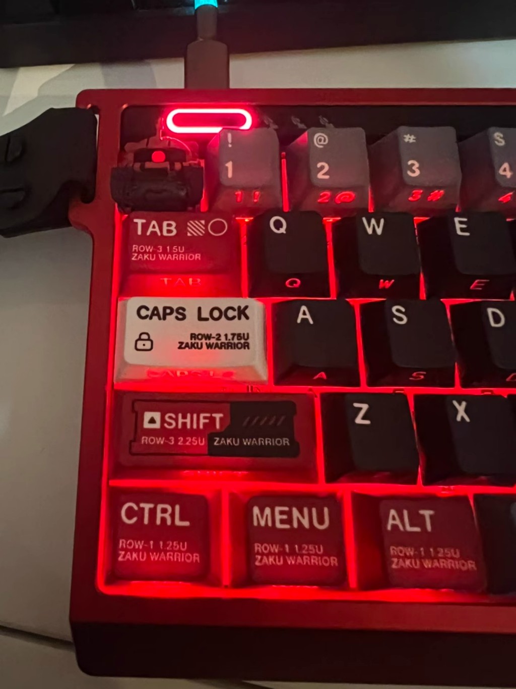 Zaku Keycap Cute Cartoon 3D Creative Cool MX Switch Mechanical Keyboard ...