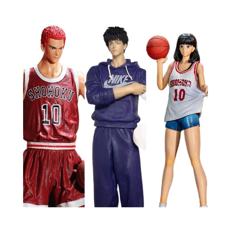 Dunk Slam Amazing Pvc Statue Set Of Sakuragi Hanamichi Rukawa Kaede And ...