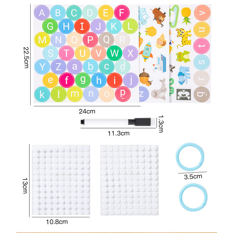 Activity Book Development Alphabet Sticker For Children Letter ...